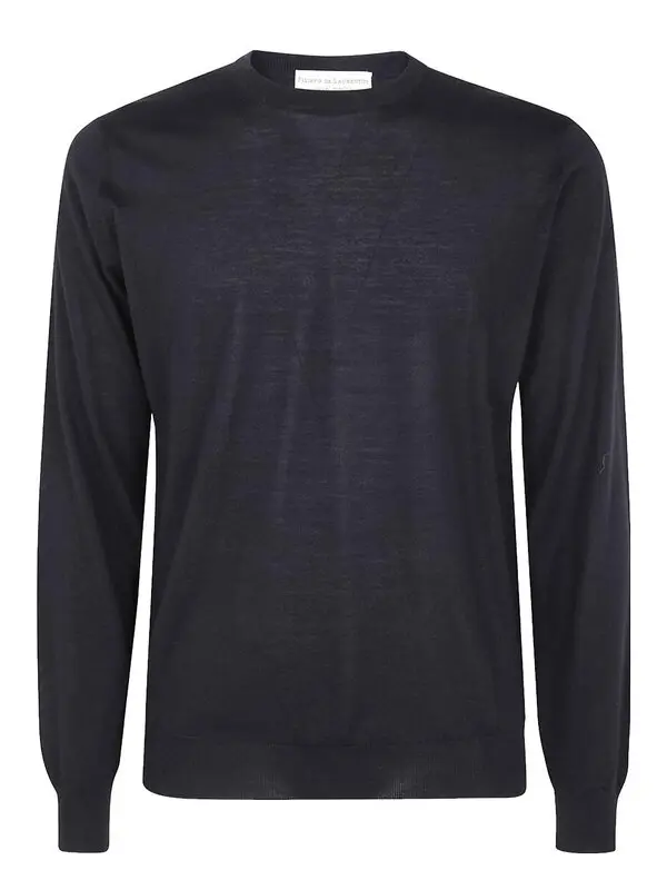 FILIPPO DE LAURENTIIS Crew Neck Sweater - Black