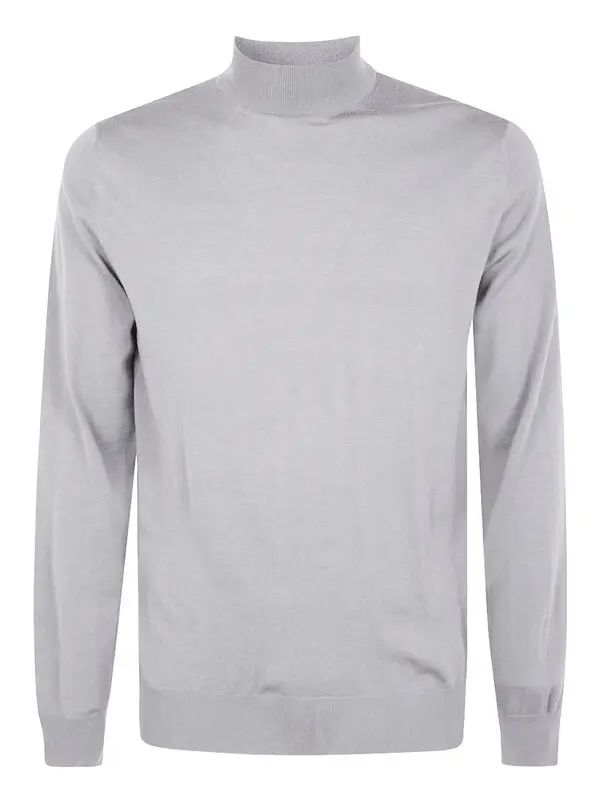 FILIPPO DE LAURENTIIS Mock Turtleneck Sweater - Beige