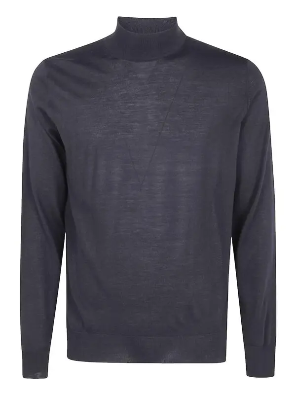 FILIPPO DE LAURENTIIS Mock Neck Sweater - Black