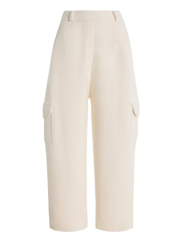 LISA YANG Azaria Cashmere Barrel Pants - Ivory