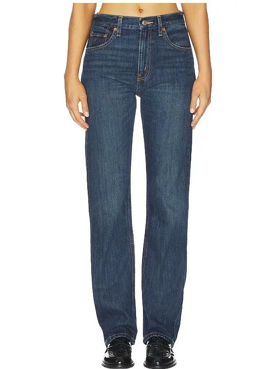 RE/DONE Blondie Straight Jeans - Blue
