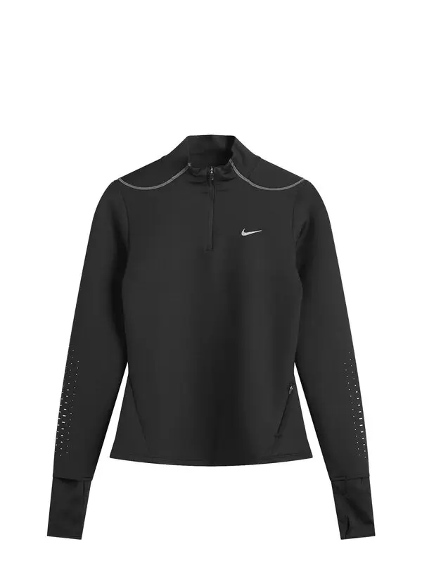 Nike Reflective Half Zip - Black/reflective Silver