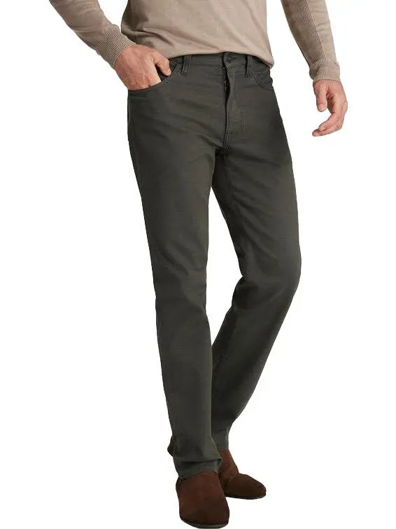 34 Heritage Courage Straight-leg Coolmax® Twill Pants - Peat Coolmax
