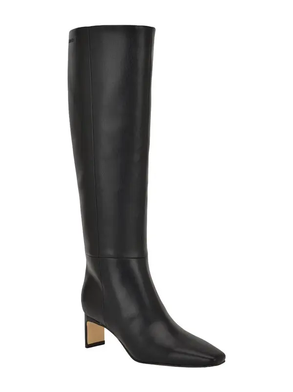 Calvin Klein Caterine Knee High Boot - Black