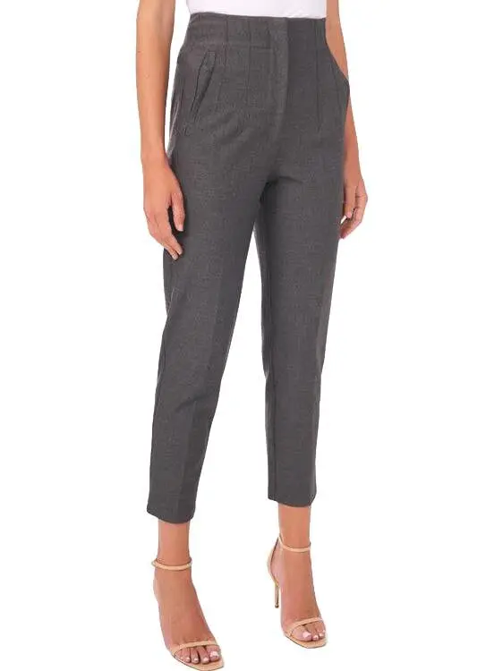 Vince Camuto High Waist Skinny Pants - Light Heather Grey