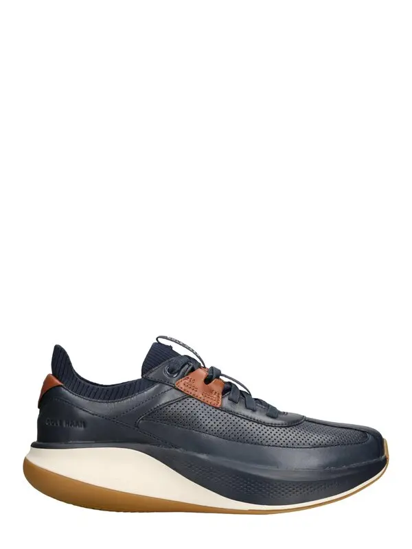 Cole Haan Leather Grandprø All-day Runner Sneakers - Navy