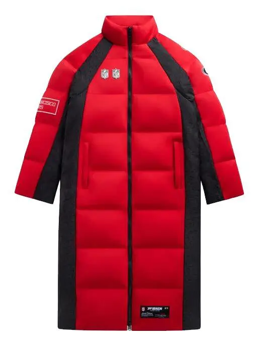 OFF SEASON Team Long Puffer Coat - 49ers