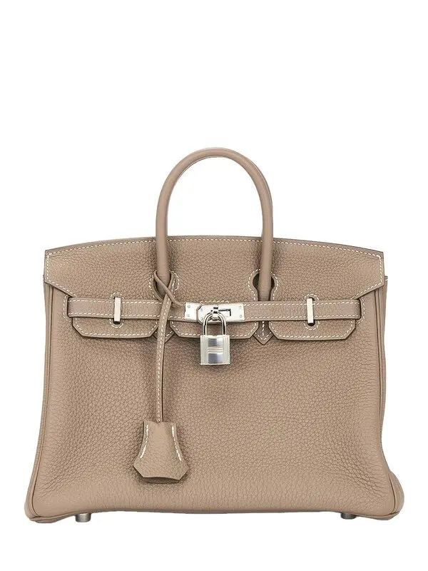 Hermès Togo Birkin 25 Handbag - Etoupe