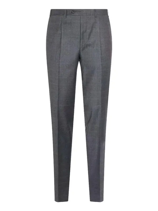 Canali Pleated Trousers - Grey