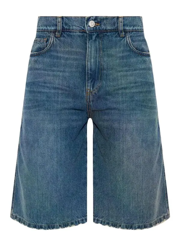 Coperni Belted Shorts - Blue