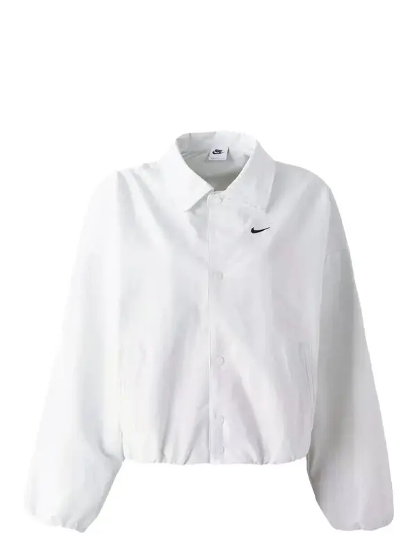Nike Swoosh-embroidered Jacket - White