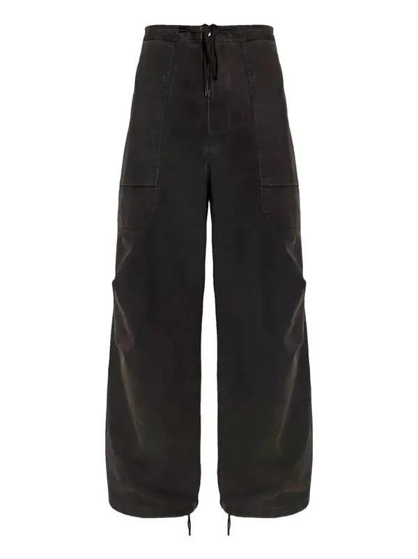 ENTIRE STUDIOS Drawstring Pocket Trousers - Black
