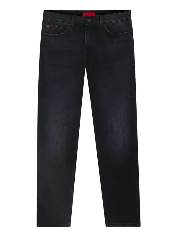 Hugo Boss Whiskering-effect Jeans - Blue