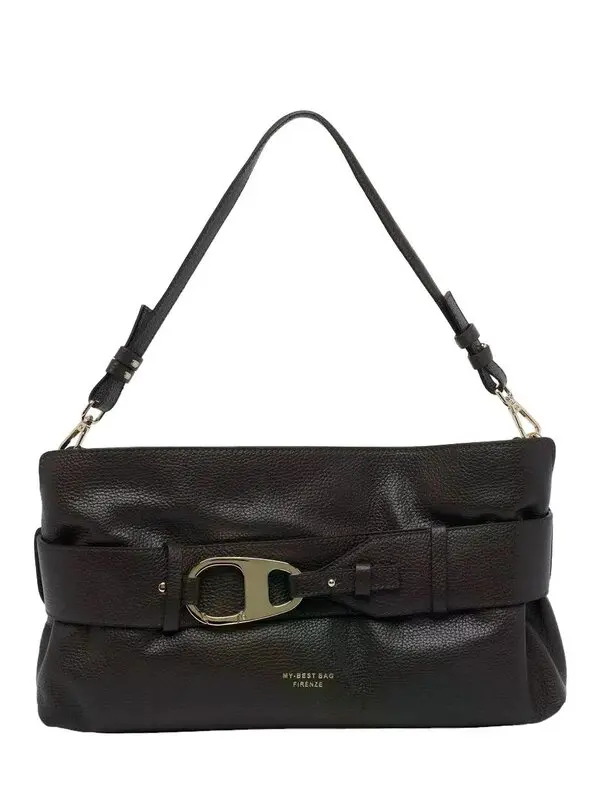 MY BEST BAG FIRENZE Logo Strap Shoulder Bag - Brown