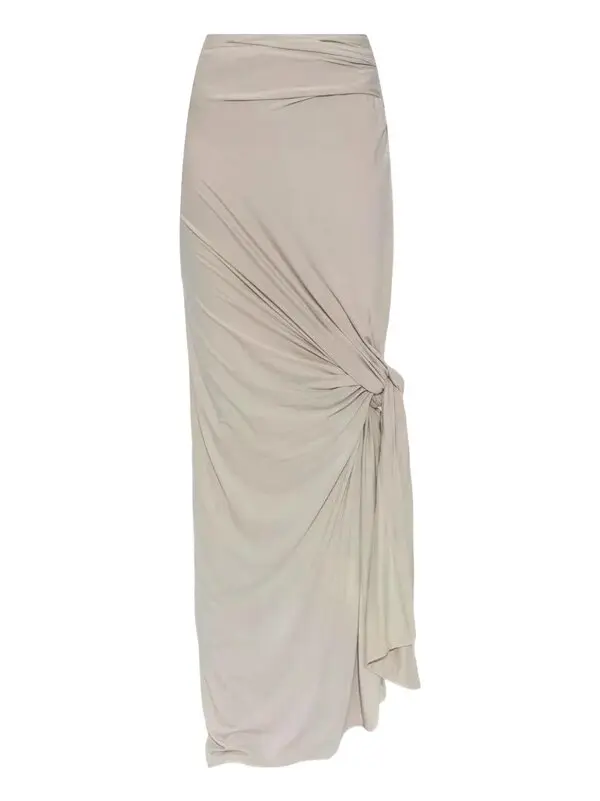 ENTIRE STUDIOS Knotted Maxi Skirt - Grey