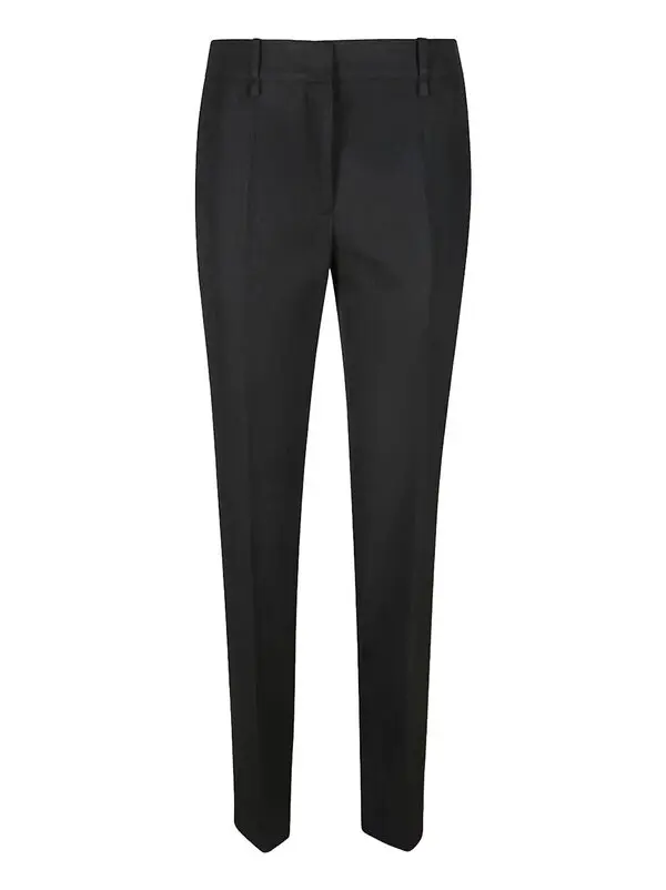 JIL SANDER Belt Loops Trousers - Black