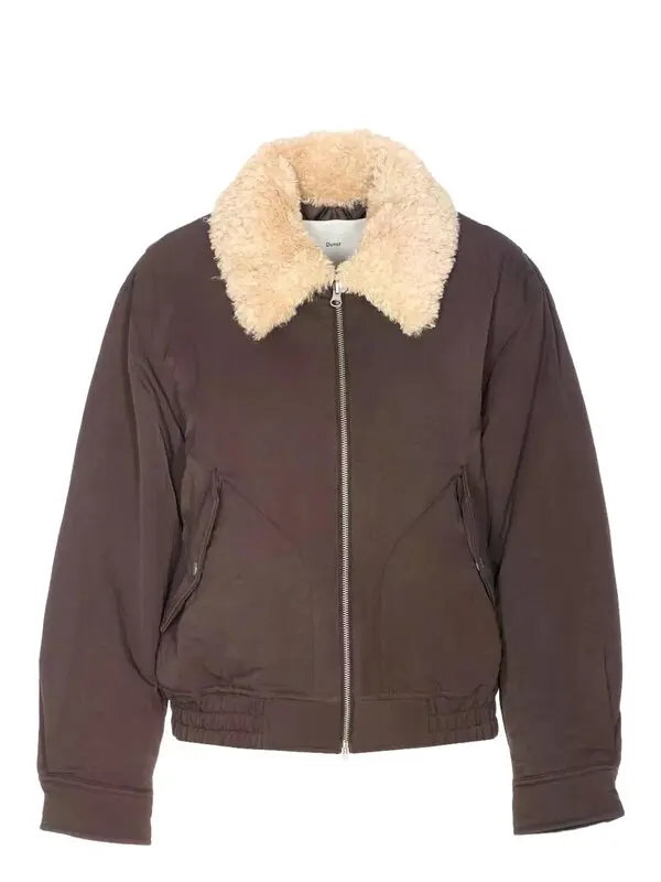 DUNST Padded Collar Jacket - Brown