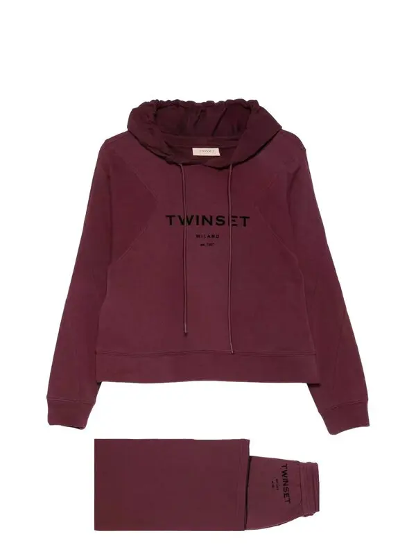 TWINSET Cotton Tracksuit - Red