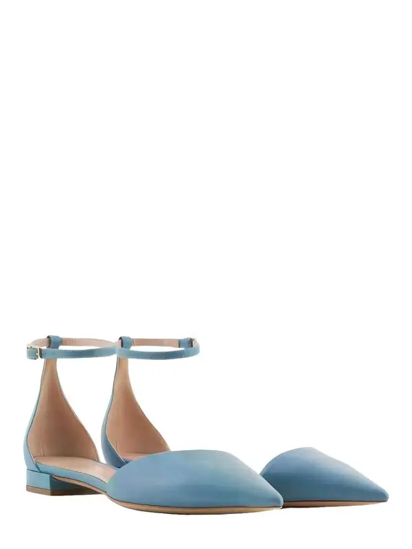 Giorgio Armani Ankle Strap Ballerinas - Blue