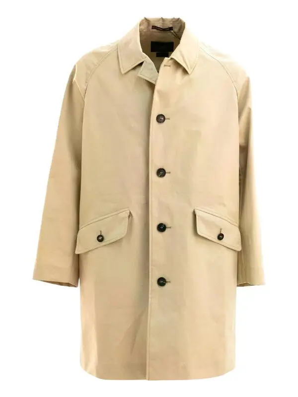 Montedoro Button-pocket Coat - Neutrals