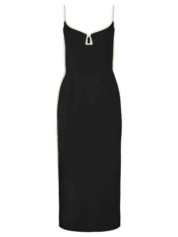 Paris Georgia Marlo Keyhole Maxi Dress - Black