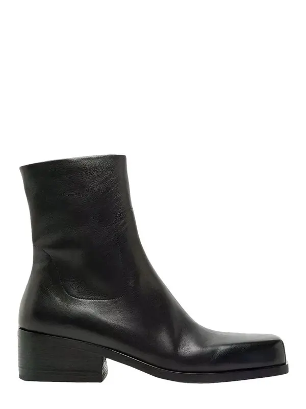 Marsèll Cassello Square-toe Boots - Black