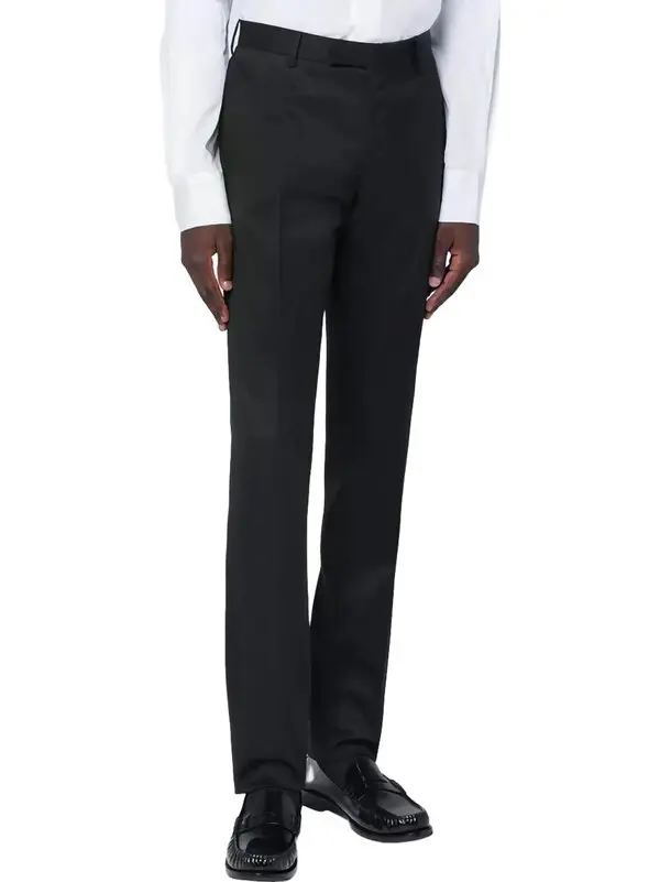 LARDINI Single-breasted Wool Suit - Black