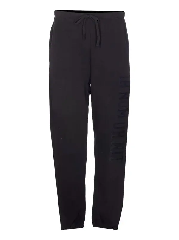 IH NOM UH NIT Elasticised Logo-patch Track Pants - Black