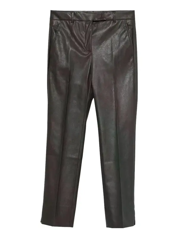 Incotex Textured Trousers - Brown