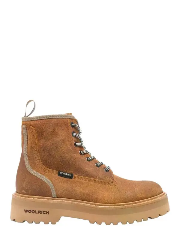 Woolrich Lace-up Leather Boots - Brown