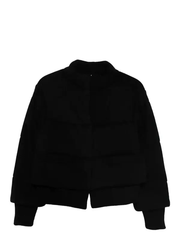 Eric Bompard Quilted High-neck Jacket - Black