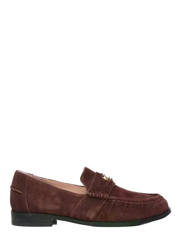 COCCINELLE C-penny Suede Loafers - Brown