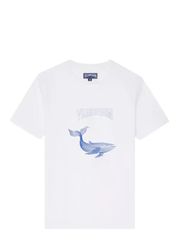 Vilebrequin Whale-print Crew-neck T-shirt - White