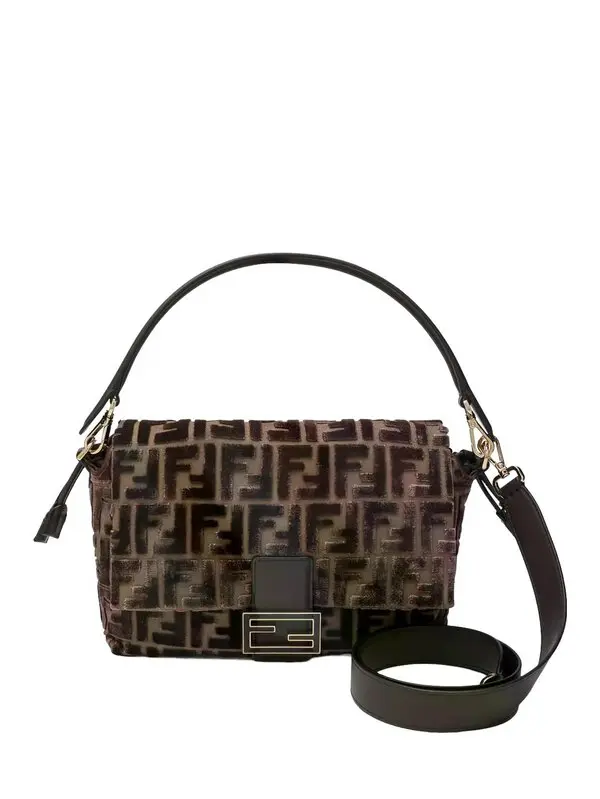 Fendi Mamma Baguette Pattern Tote Bag - Brown