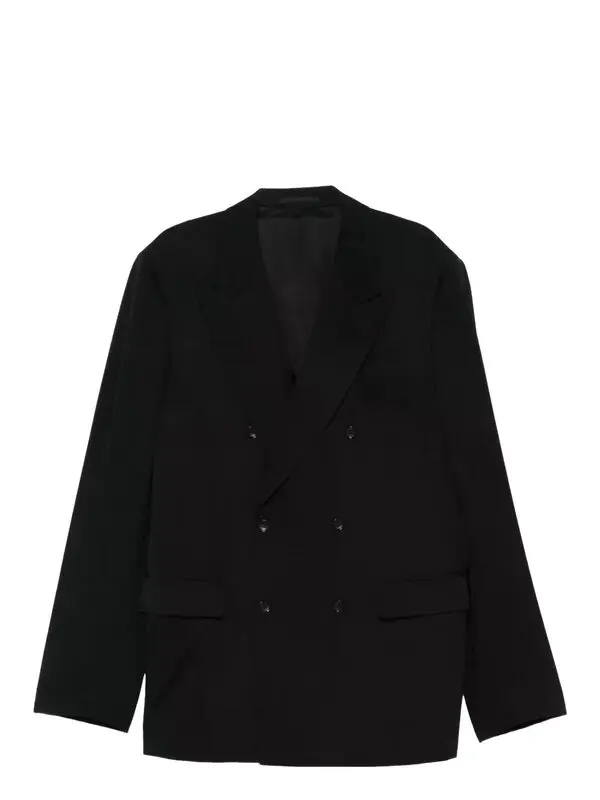 Comme Des Garçons Double-breasted Blazer - Black