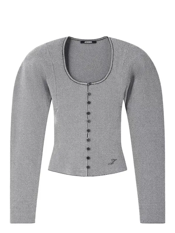 Jacquemus Sera Cardigan - Grey