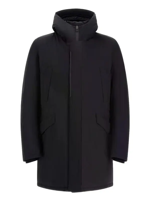 Herno Hooded Parka Jacket - Black
