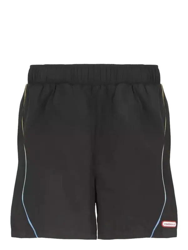 Casablanca Mesh-panel Shorts - Black