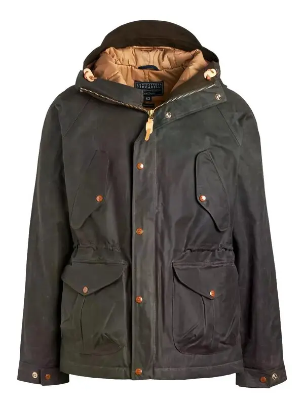 CECCARELLI Press-stud Fastening Parka - Brown