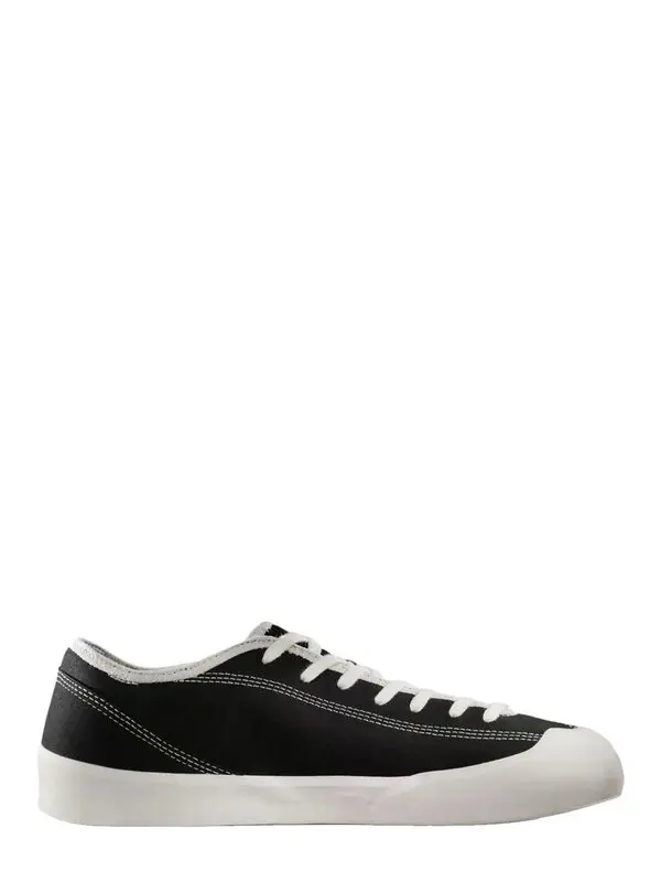VILLAGE PM 1.30pm Topstitched Sneakers - Black