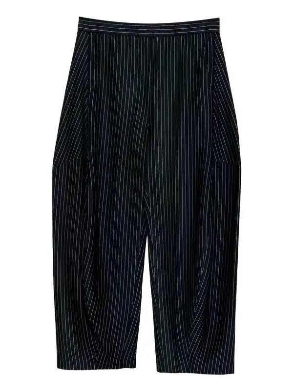 Tibi Winslow Striped Trousers - Blue