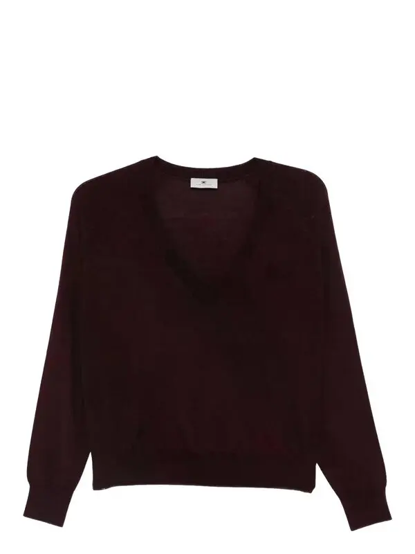 Elisabetta Franchi V-neck Sweater - Red
