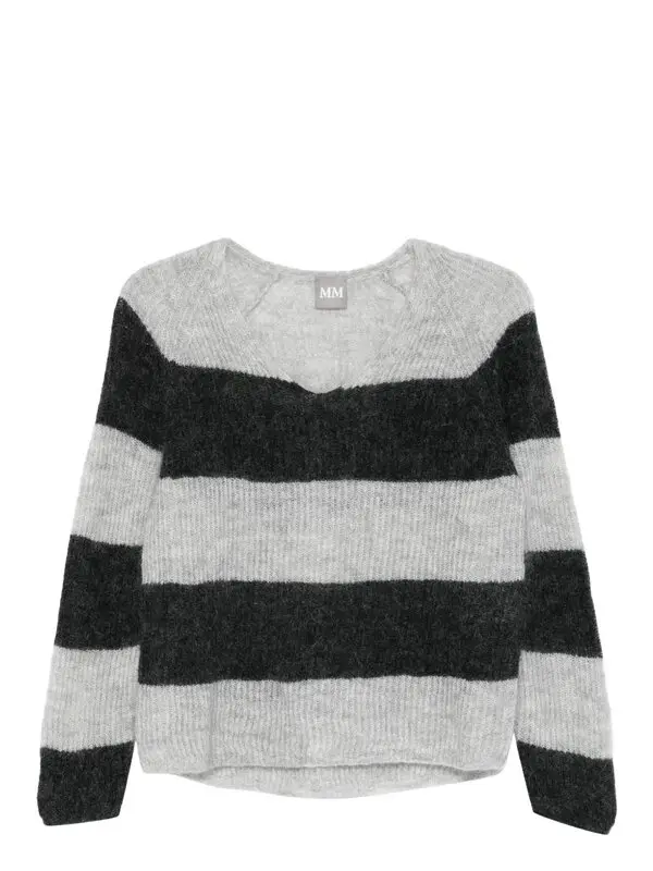 Max Mara Ricetta Striped Sweater - Grey