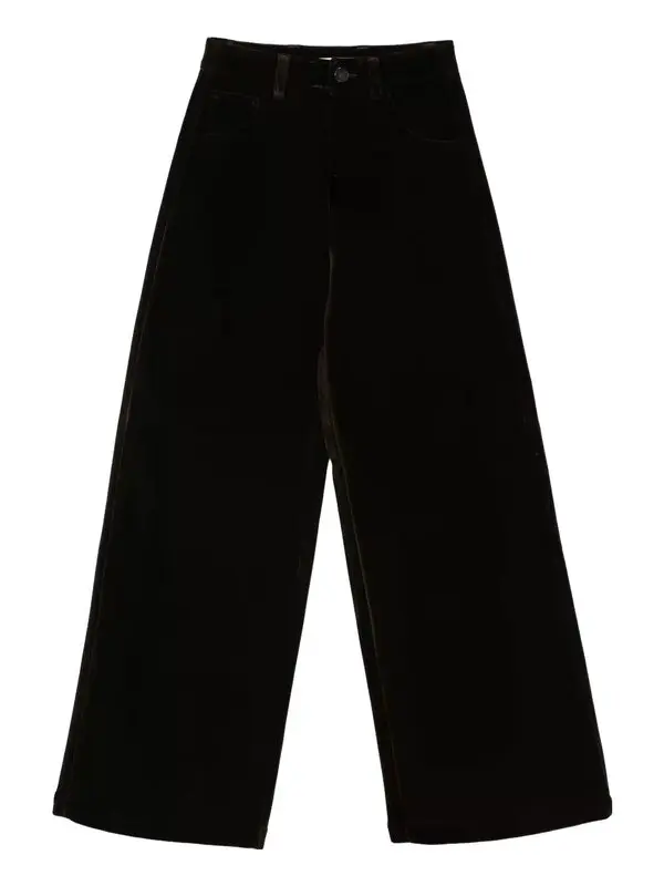 Séfr Janis Wide-leg Trousers - Brown