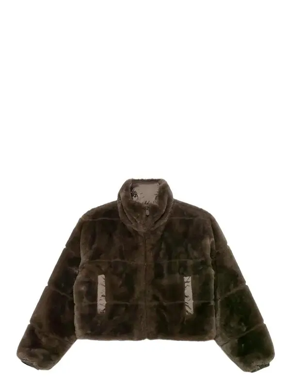 SAVE THE DUCK Faux-fur Jacket - Brown