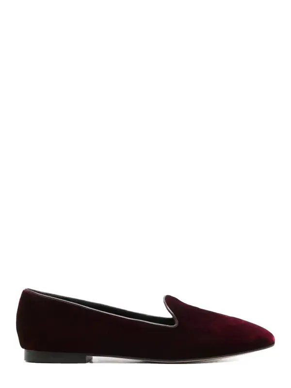 ARTEANA Velvet Ballet Flats - Red
