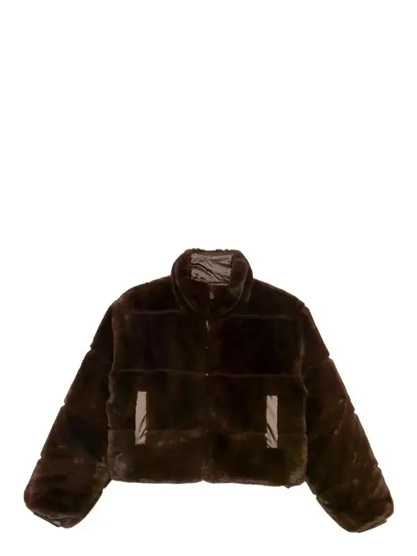 SAVE THE DUCK Faux-fur Reversible Jacket - Brown