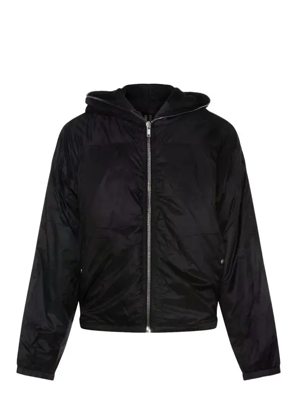 Rick Owens Hooded Zip-up Jacket - Black