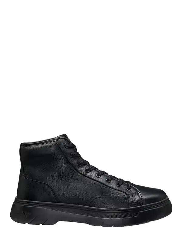 Hugo Lace-up High-top Sneakers - Black