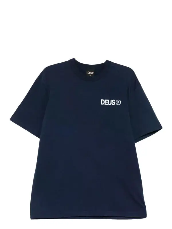 Deus Ex Machina Logo-print T-shirt - Blue